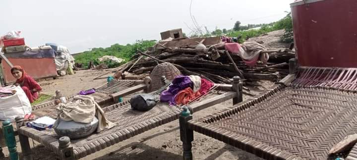 Life after rains and floods become miserable in Johi-Dadu - Sindh Climate